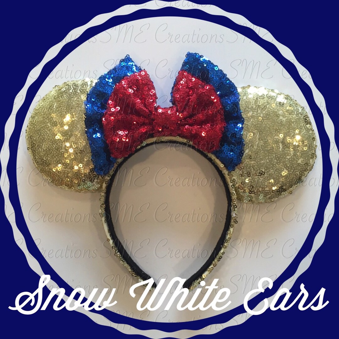 Snow White Minnie Ears - Etsy