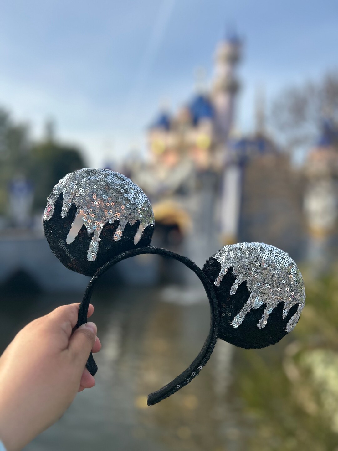 Platinum Drip Minnie Ears - Etsy