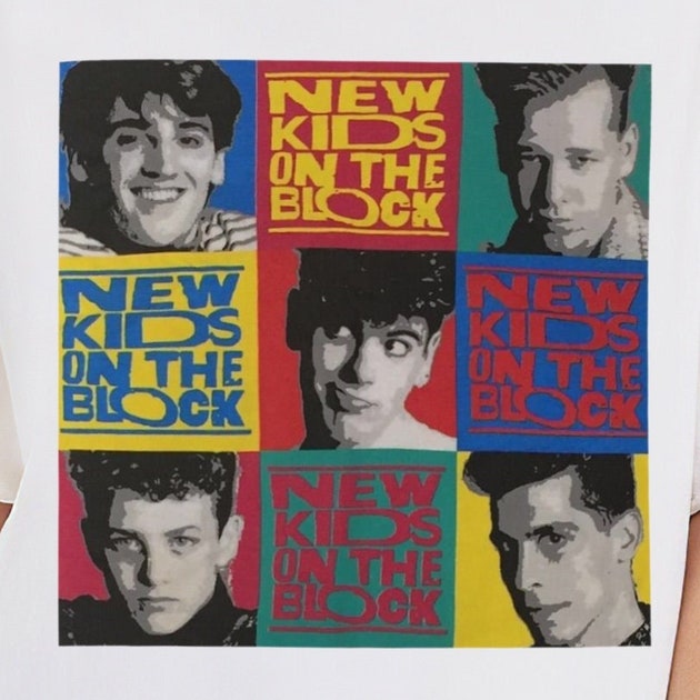 Vintage New Kids Tour 1989 Shirt, 80s NKOTB Boyband Shirt, NKOTB Tour ...
