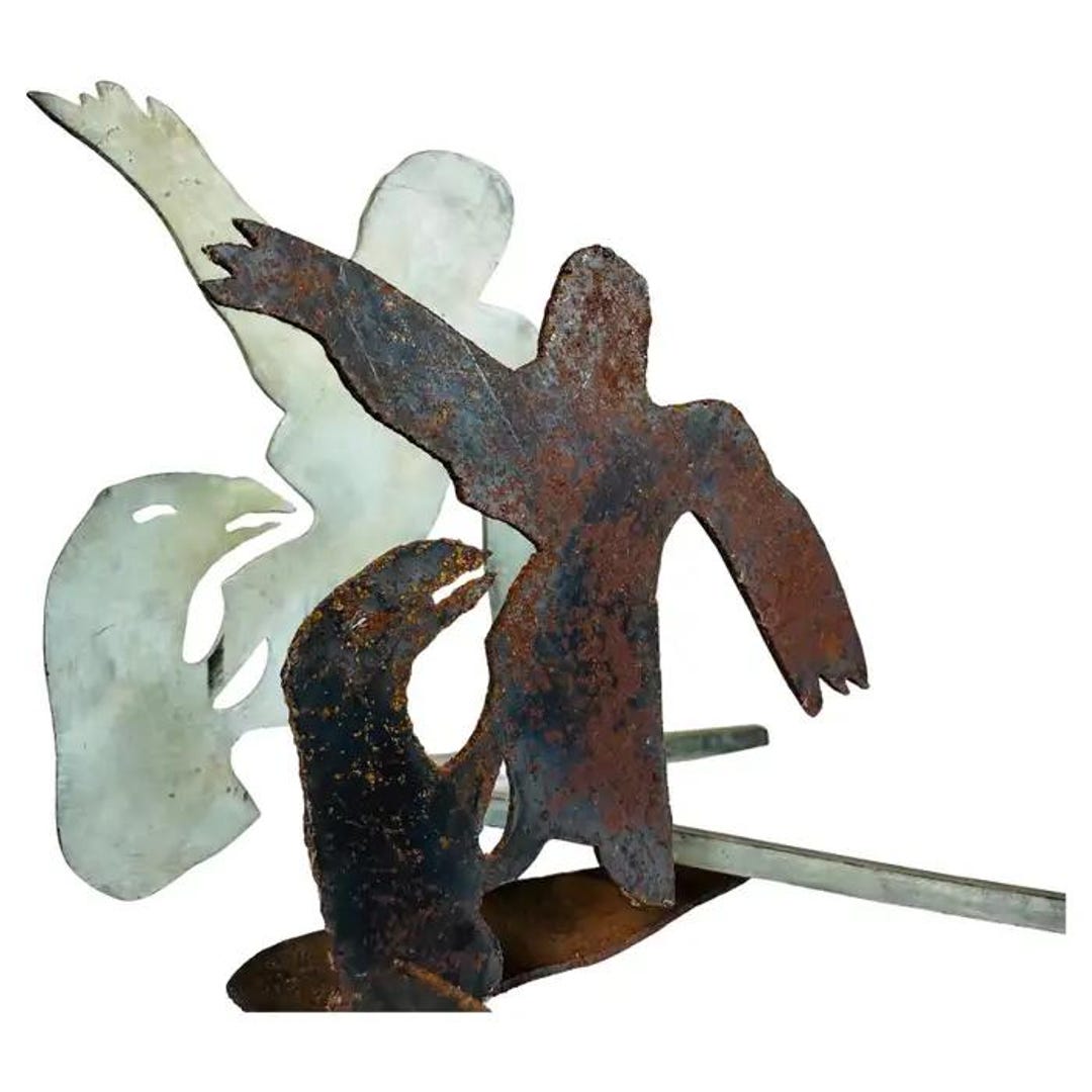 Prototype Artist Proof Torch Cut Steel Sculpture Pair - Etsy