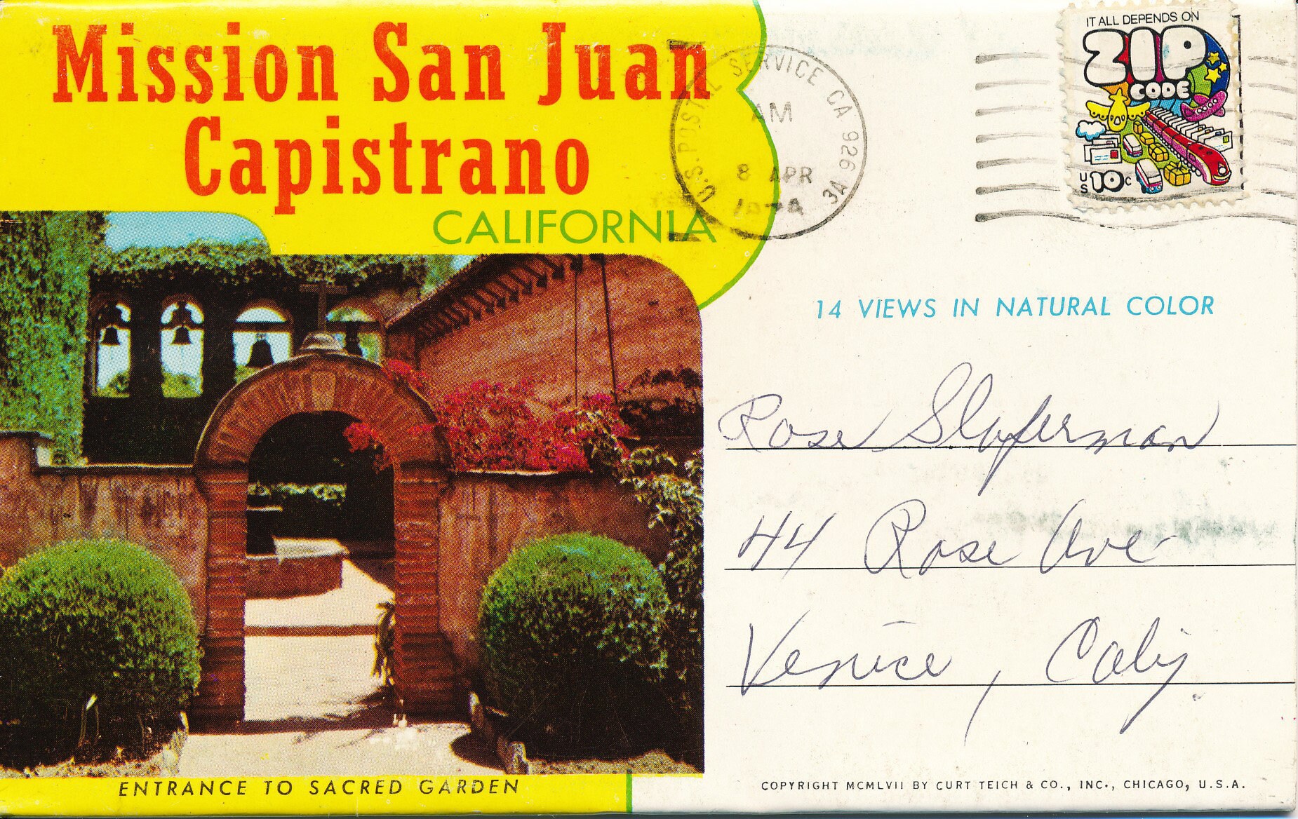 Postcards California This Solvang California Booklet is Circa 1976 ...
