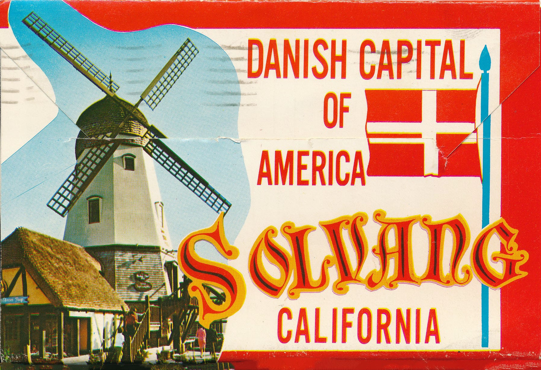 Postcards California This Solvang California Booklet is Circa 1976 ...