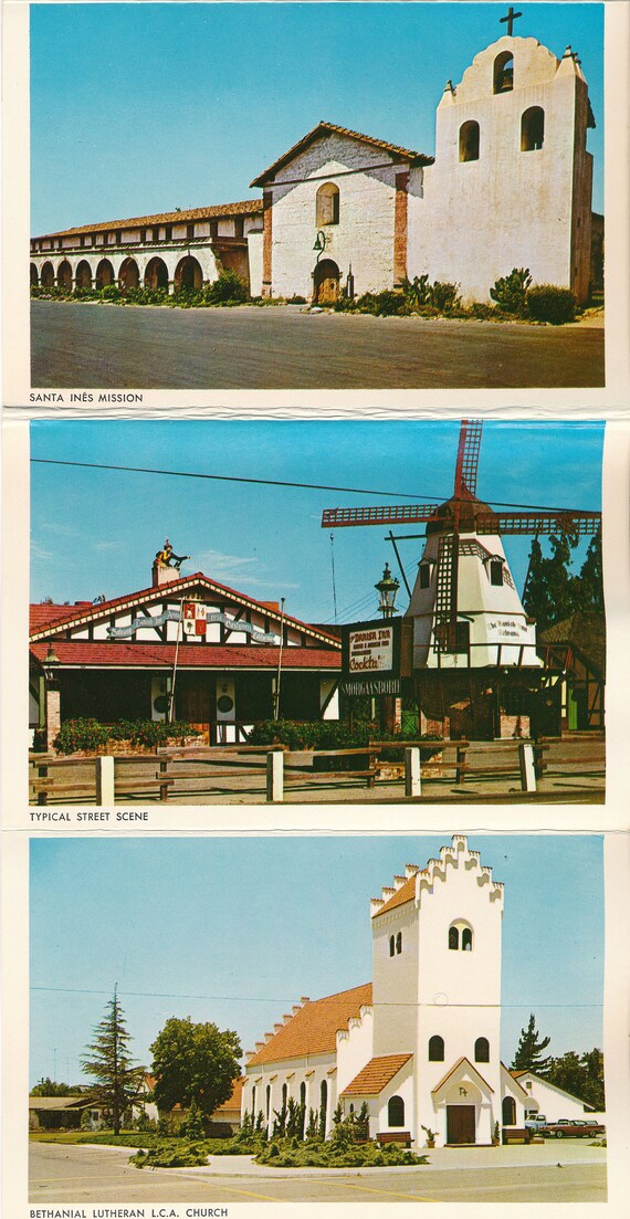 Postcards California This Solvang California Booklet is Circa 1976 ...