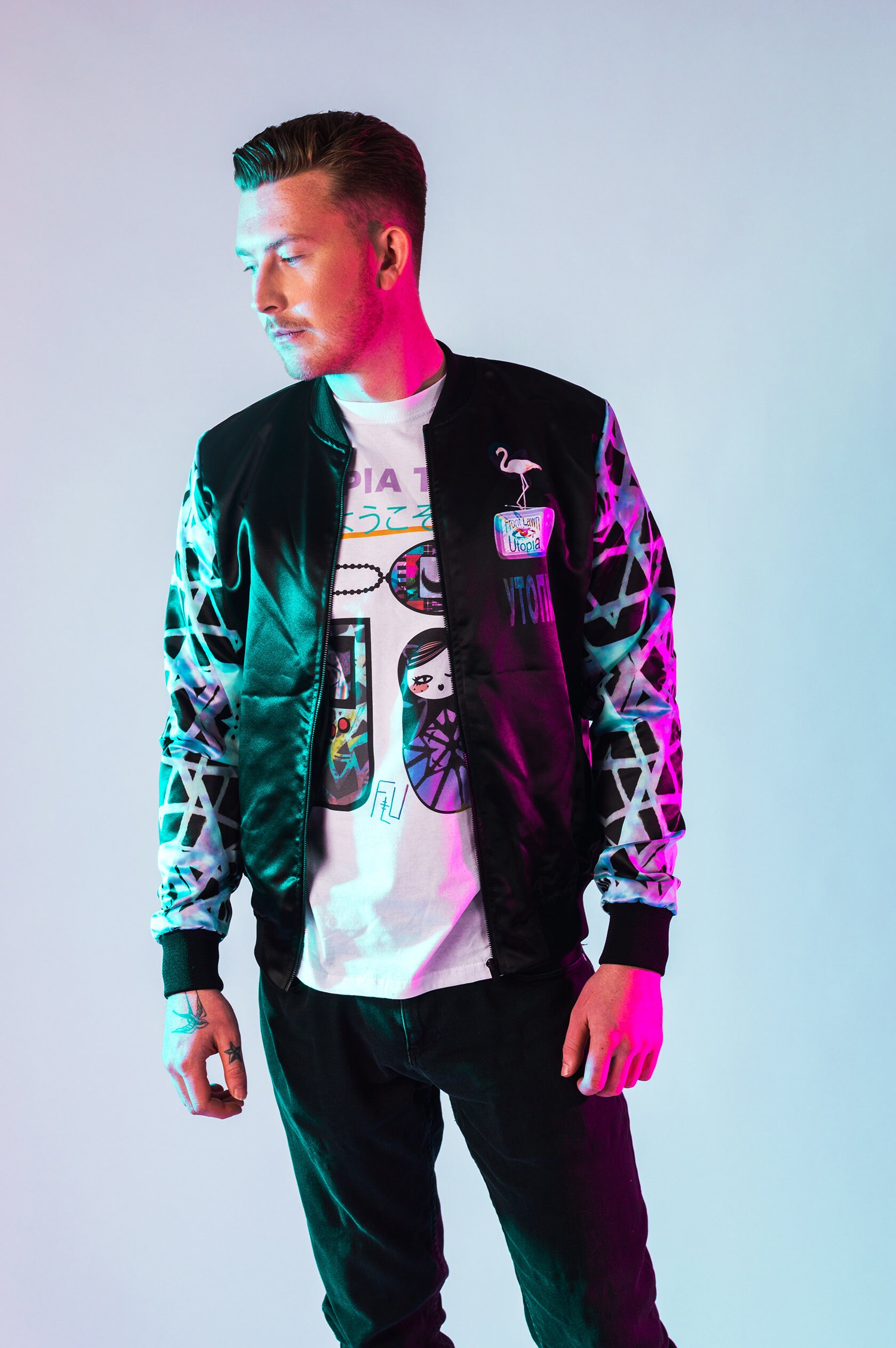 MOON DUO Bomber Jacket - Etsy
