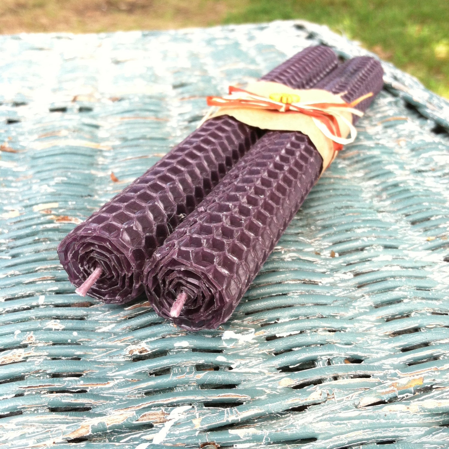 Plum Candlestick Pair - Etsy