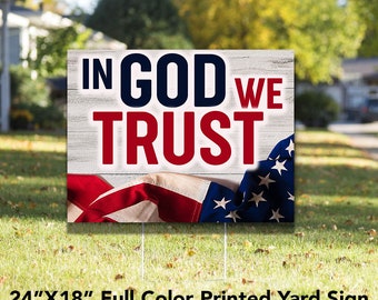 Trust God Sign - Etsy