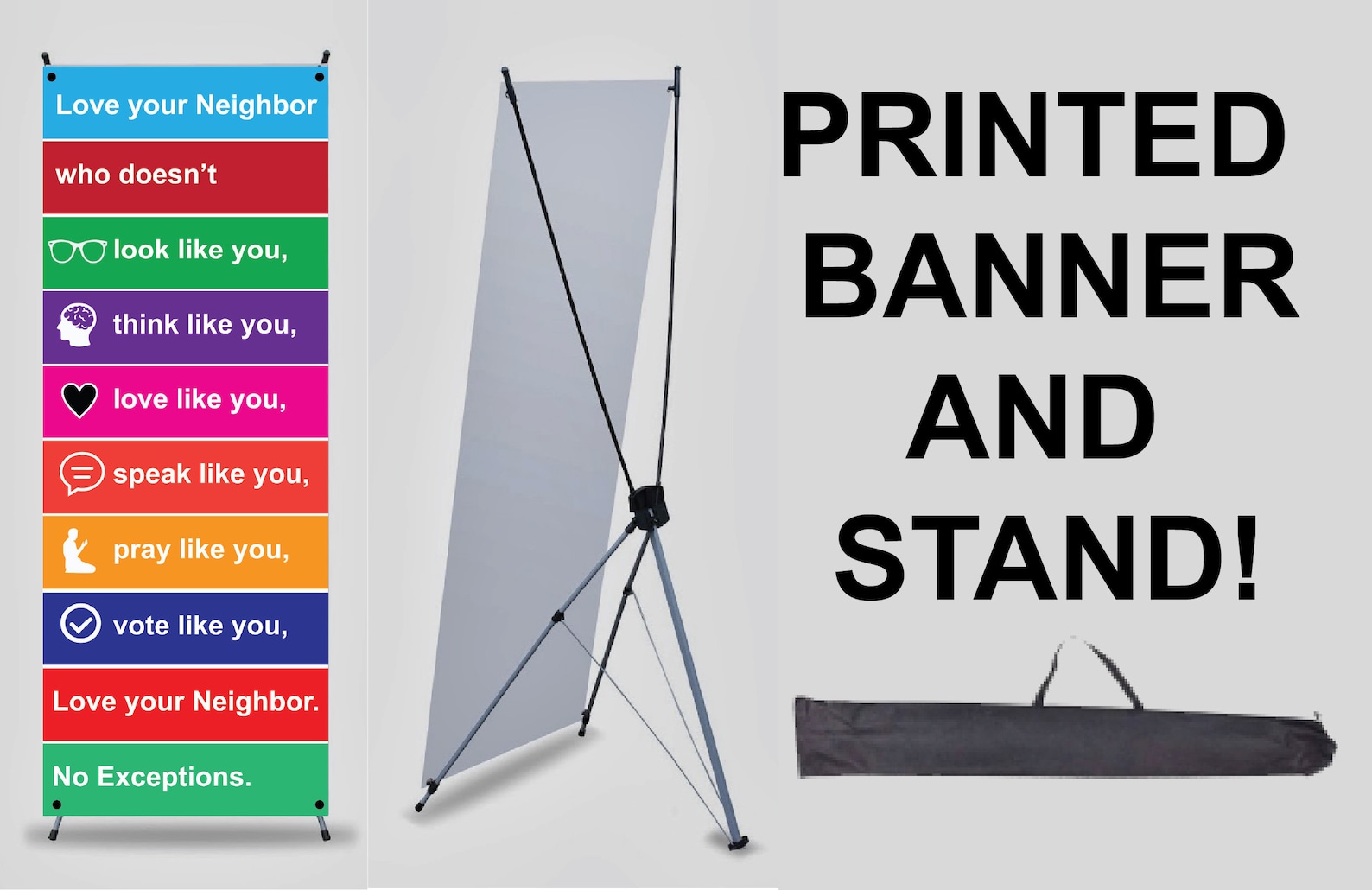 Love Your Neighbor Banner - Etsy