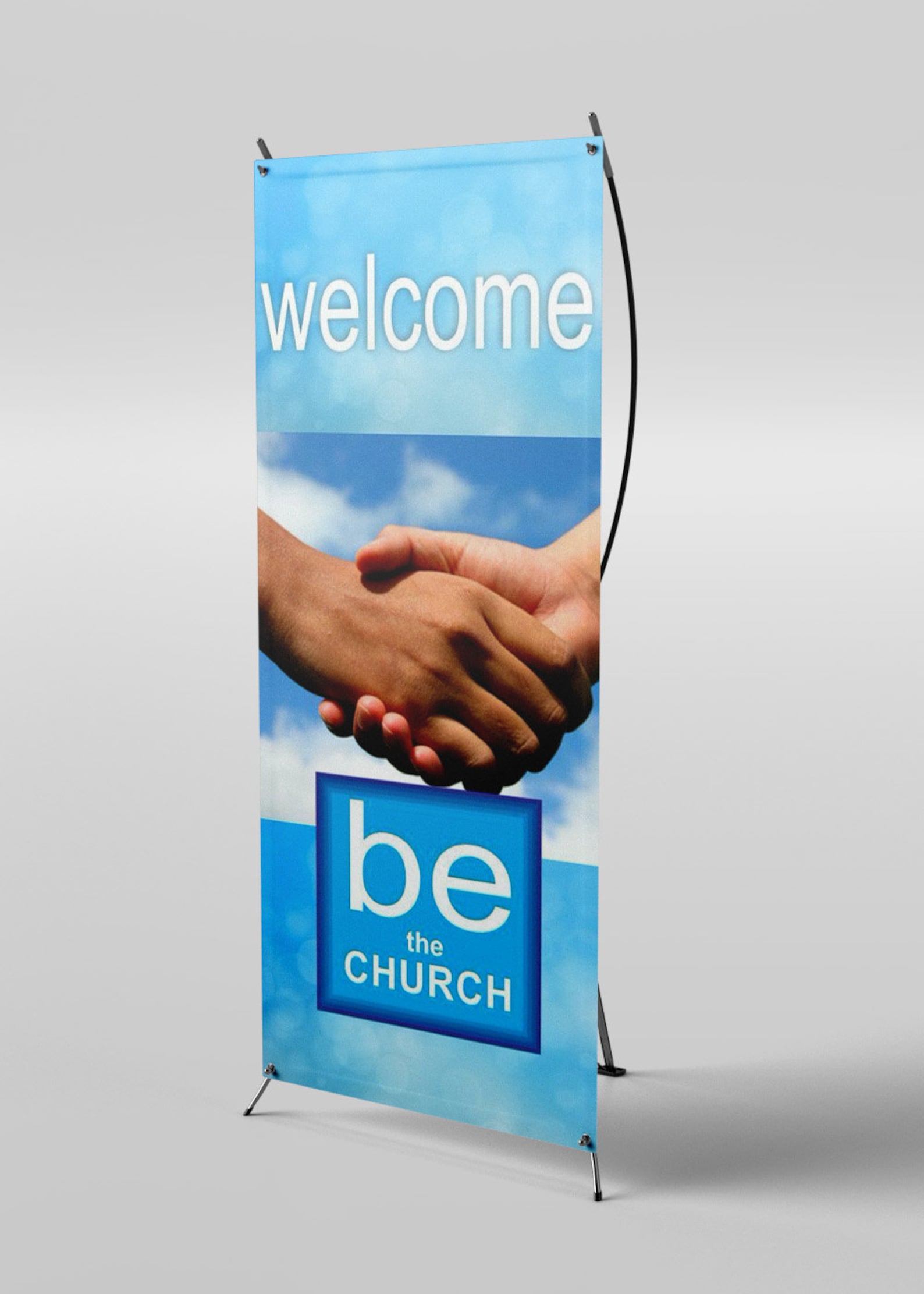 Church Welcome Banners with X Stand | Etsy