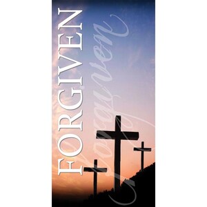 Easter Wall Banners, Set of 2 Full Color Banners, It is Finished ...