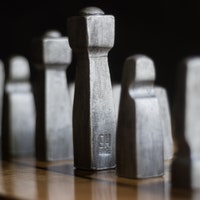 Spark Plug Chess Set | Real Car Engine Parts | Industrial Chess Board ...