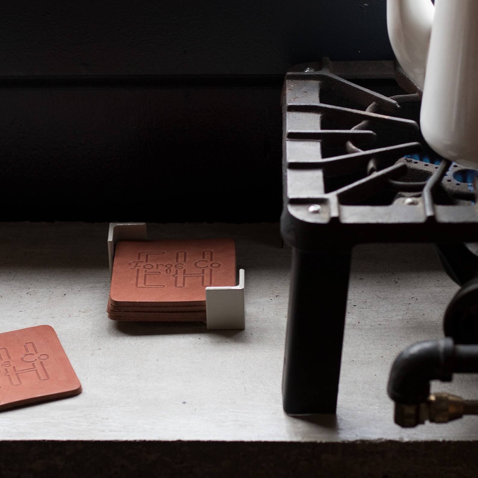 Rustic Cabin Coasters Leather Coasters Coaster Set Leather - Etsy