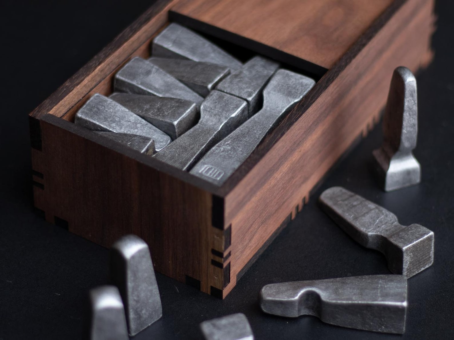 Steel Chess Set Chess Set Unique Chess Pieces Modern Chess - Etsy