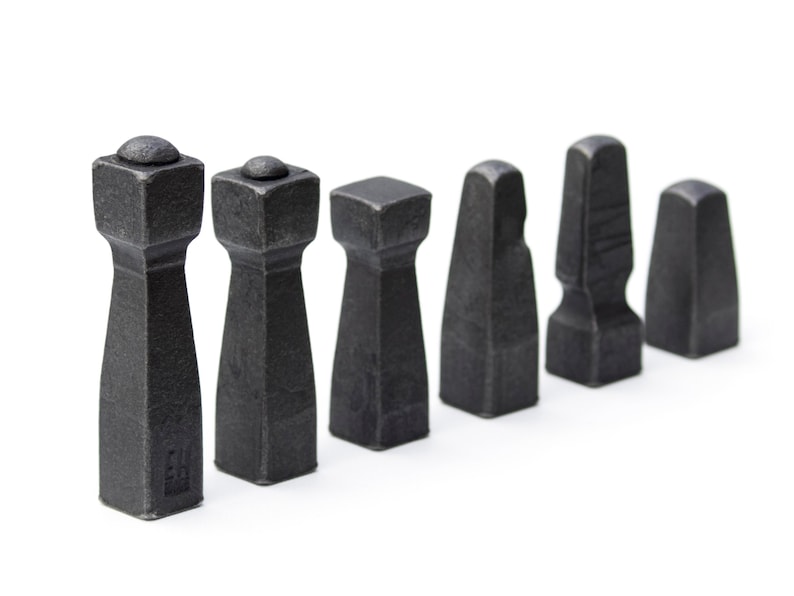 Steel Chess Set Chess Set Unique Chess Pieces Modern Chess | Etsy Canada
