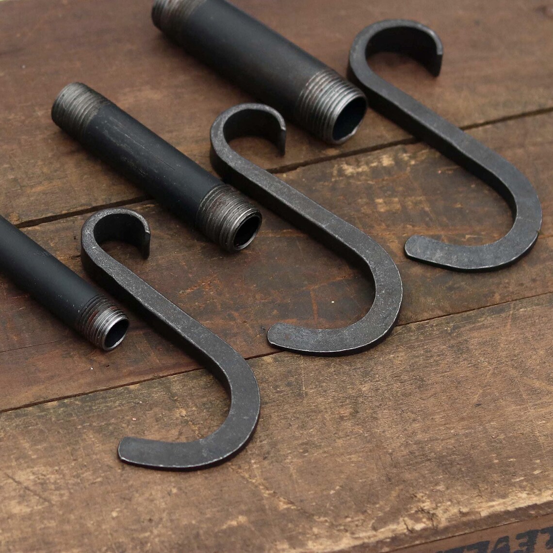 Metal S Hook Plumbing Pipe Rack Pot Rack Hooks Industrial - Etsy