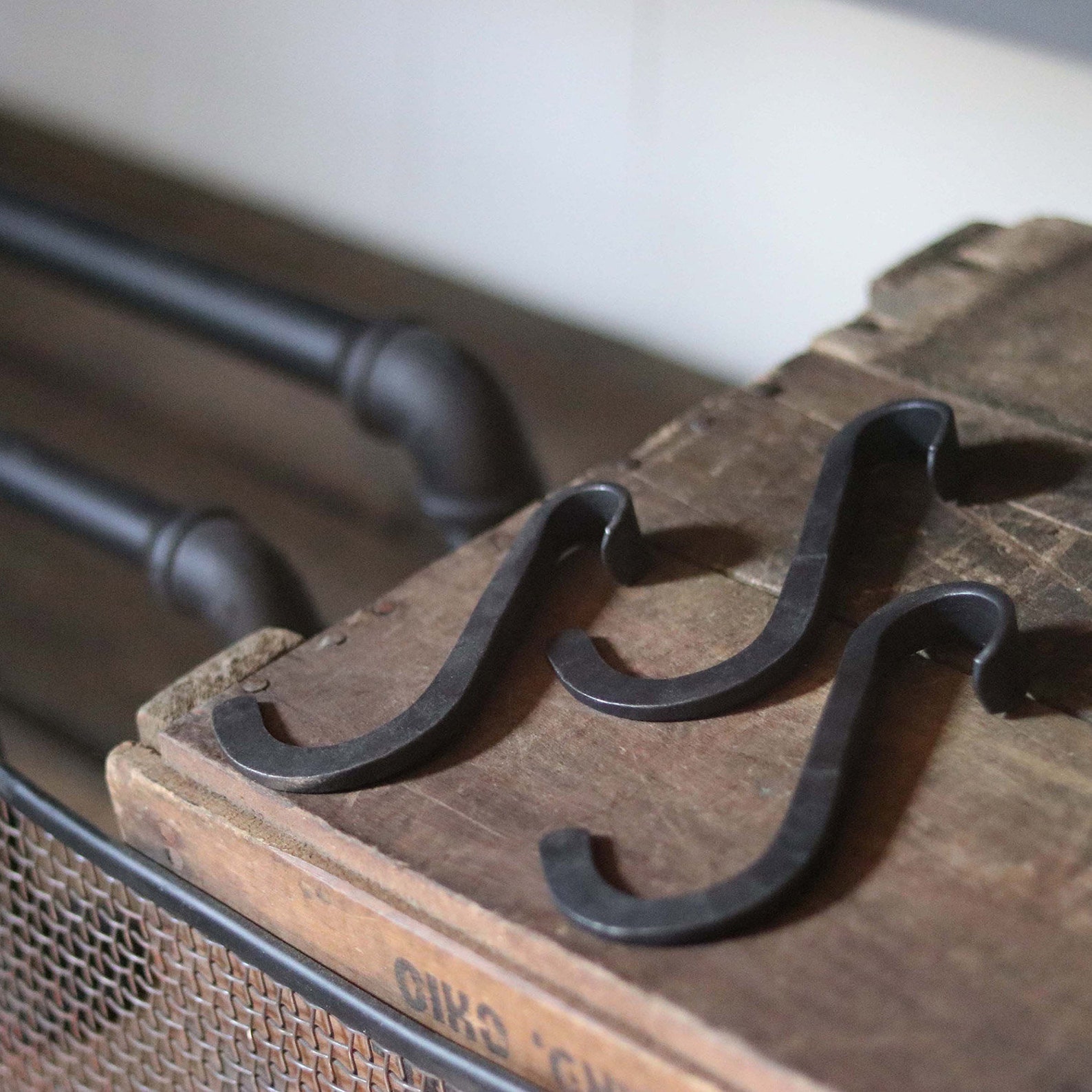 Metal S Hook Plumbing Pipe Rack Pot Rack Hooks Industrial - Etsy