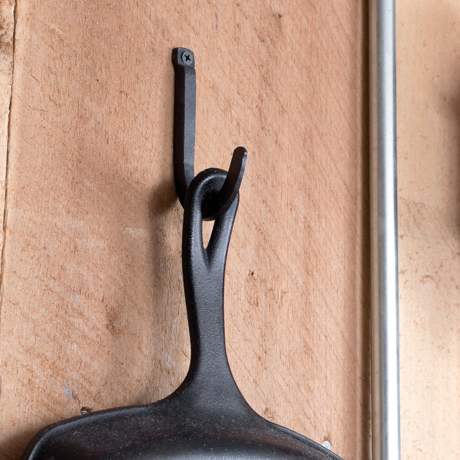Pot Hook Cast Iron Skillet Hook Wall Mount Pot Rack Pot and - Etsy