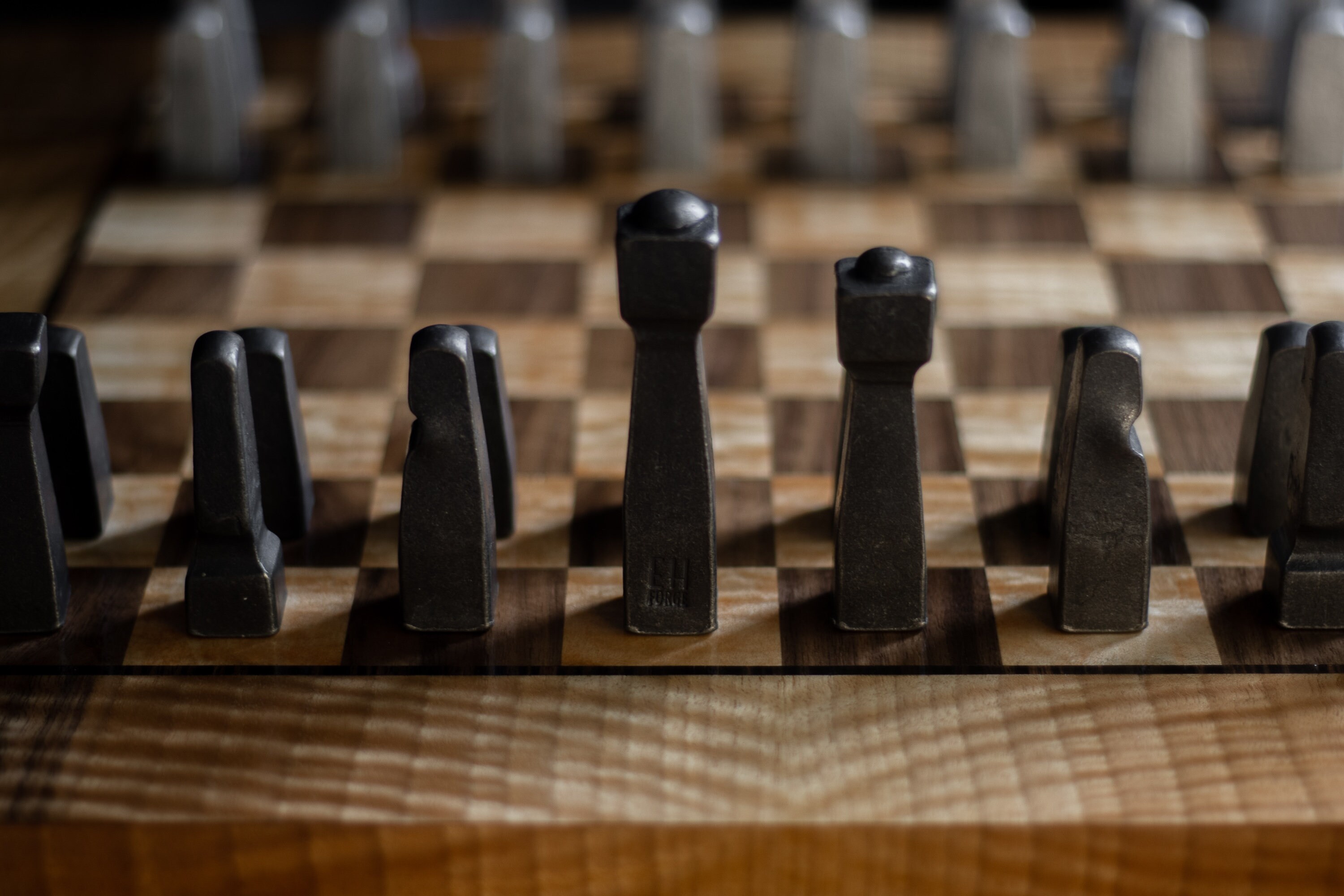 Steel Chess Set Chess Set Unique Chess Pieces Modern Chess - Etsy UK