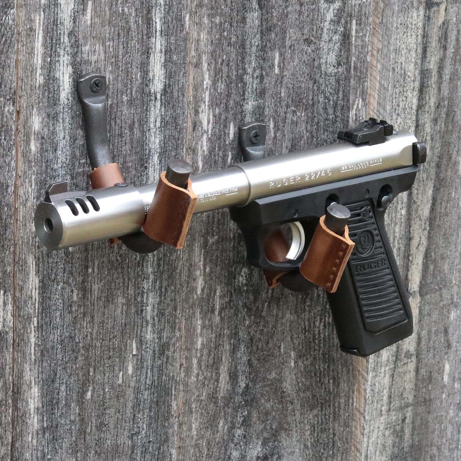Pistol Wall Mount Gun Rack Hooks Gun Hangers Wall Mount Gun - Etsy ...