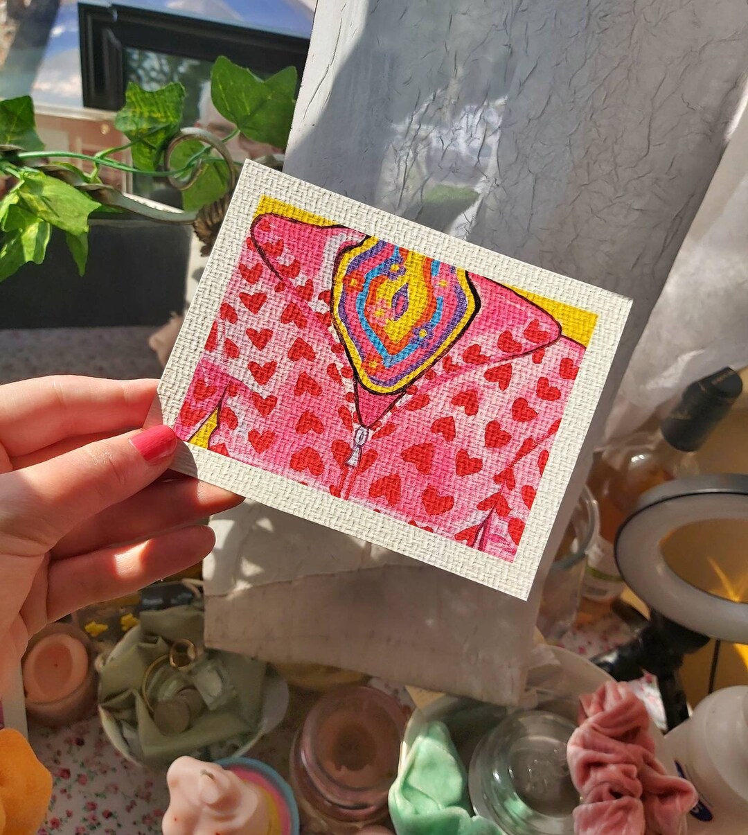 Jennifer Check Heart Jacket Style Art Print Cute Y2K 2000s - Etsy