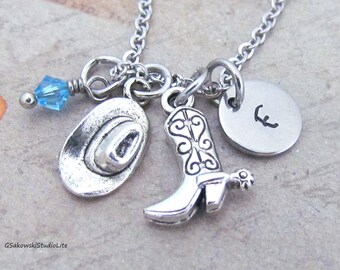 Cowboy necklace | Etsy