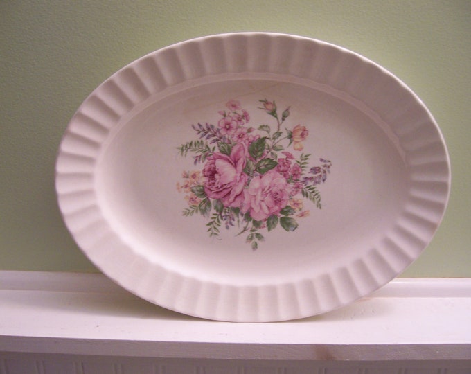 Vintage Edwin Knowles China Serving Platter,antique Porcelain, Vintage ...