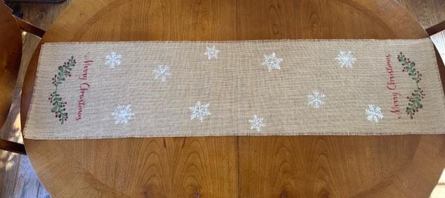 Christmas Table Runner Hand Painted Seasonal Home Decor Best Seller ...