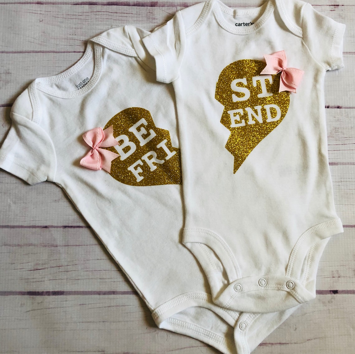 Best Friend Baby Onesie or Tshirt Bff Toddler Best Friend | Etsy