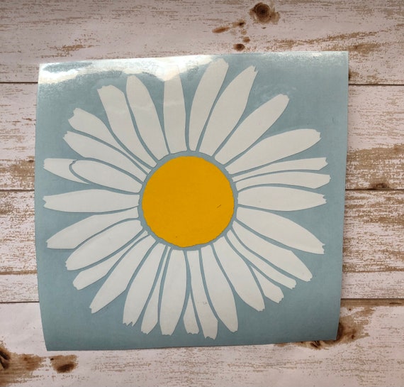 Daisy Vinyl Decal Daisy Vinyl Sticker-daisy Car Decal-daisy - Etsy