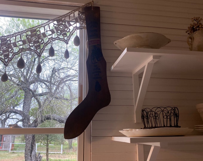 Antique Primitive Saffro Sock Form - Etsy