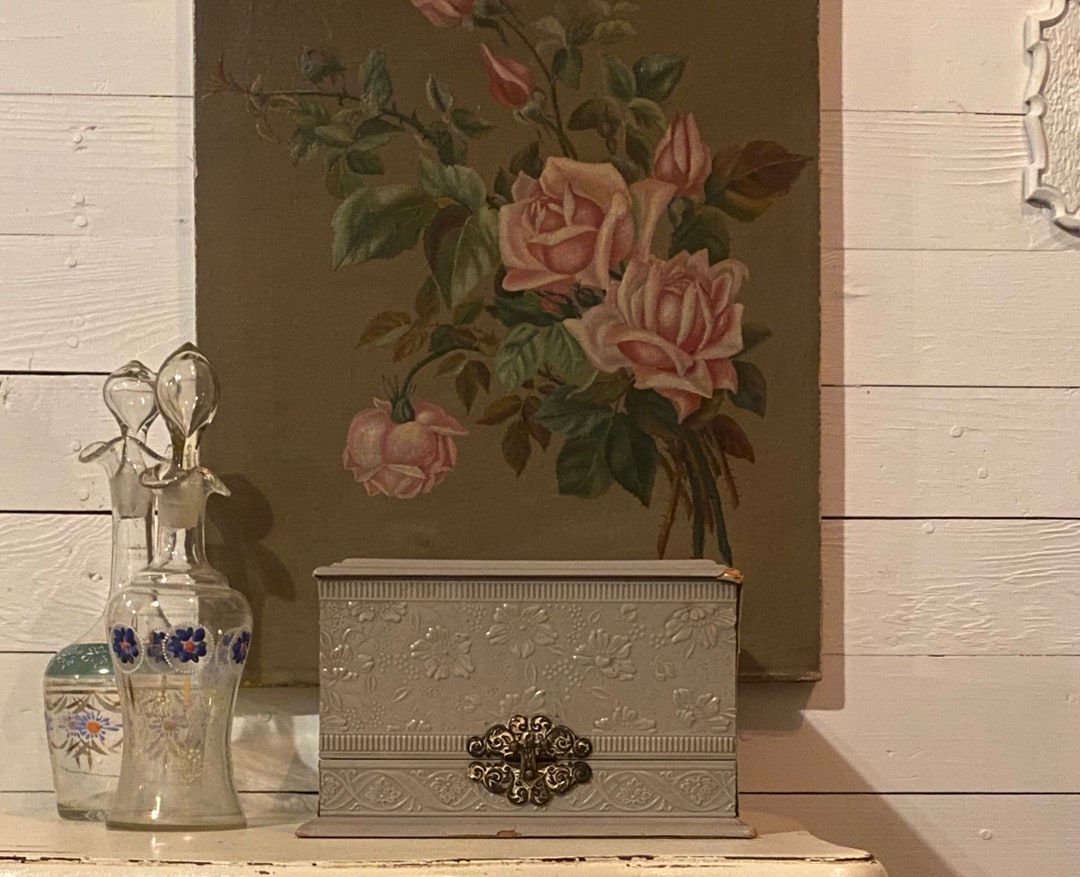 Antique Celluloid Box - Etsy