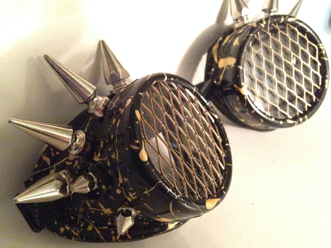 Cyber Goggles G254 Black & Gold - Etsy
