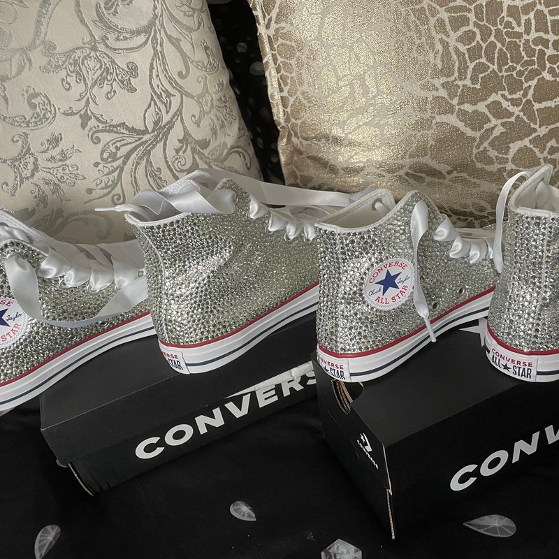 Embellished Converse - Etsy