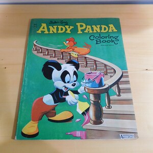 Rare 1962 WALTER LANTZ Andy Panda Coloring Book UNUSED - Etsy