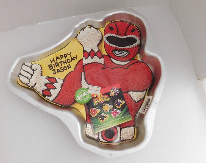 Vintage 1994 Wilton POWER RANGERS Cake Pan 2105-5975 With Insert ...