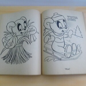 Rare 1962 WALTER LANTZ Andy Panda Coloring Book UNUSED - Etsy