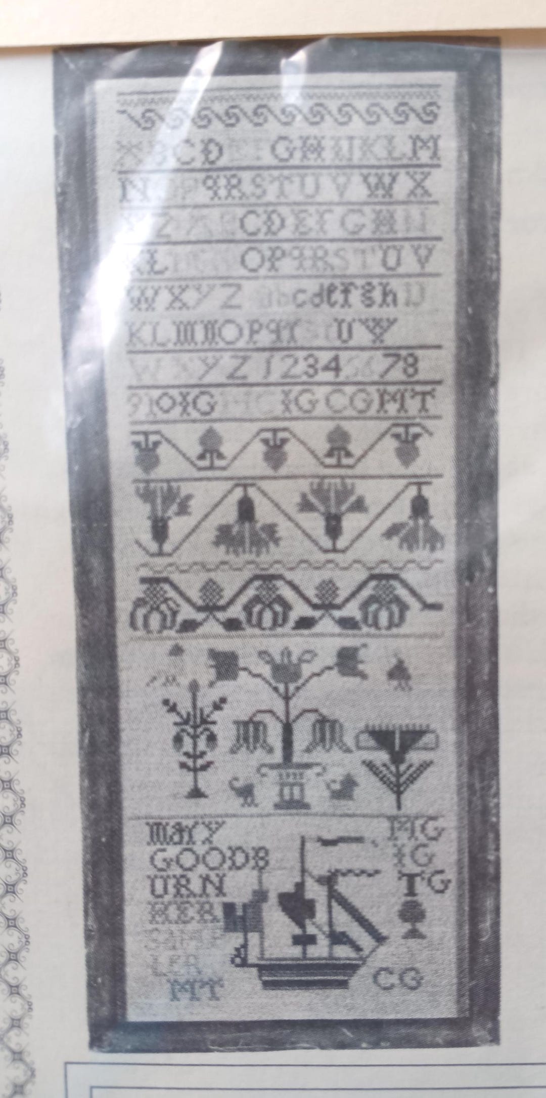 The Examplarery Sampler Collection the MARY GOODMAN SAMPLER New - Etsy