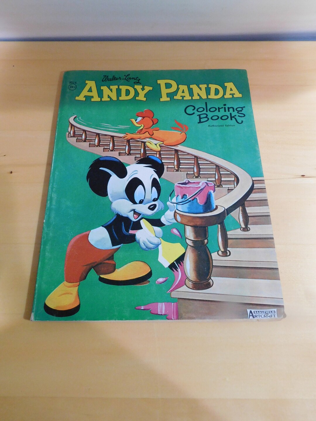 Rare 1962 WALTER LANTZ Andy Panda Coloring Book UNUSED - Etsy