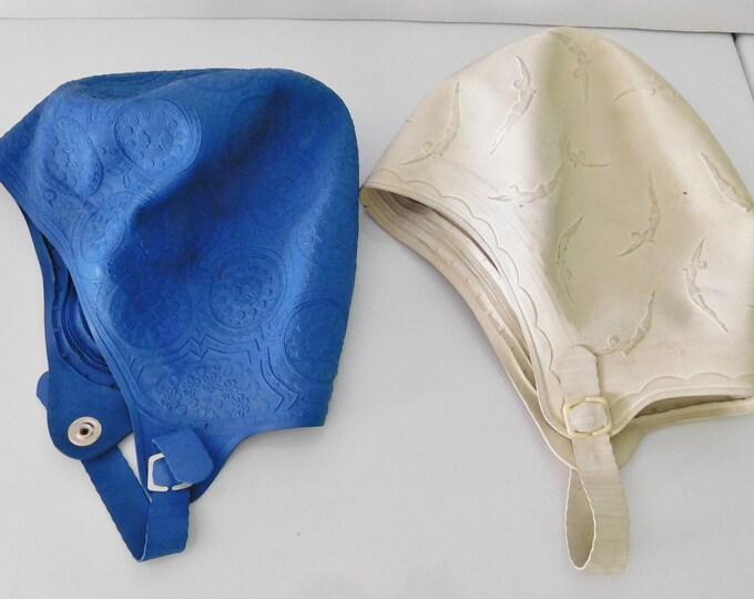 2 Vintage SWIM CAP Jantzen Diving Belle - Etsy