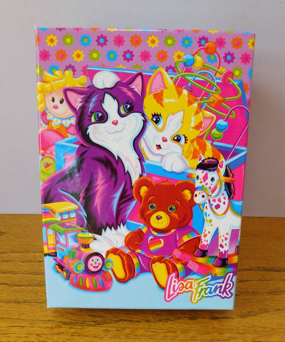 RARE vintage LISA FRANK box of Stickers Sheets Rolls | Etsy