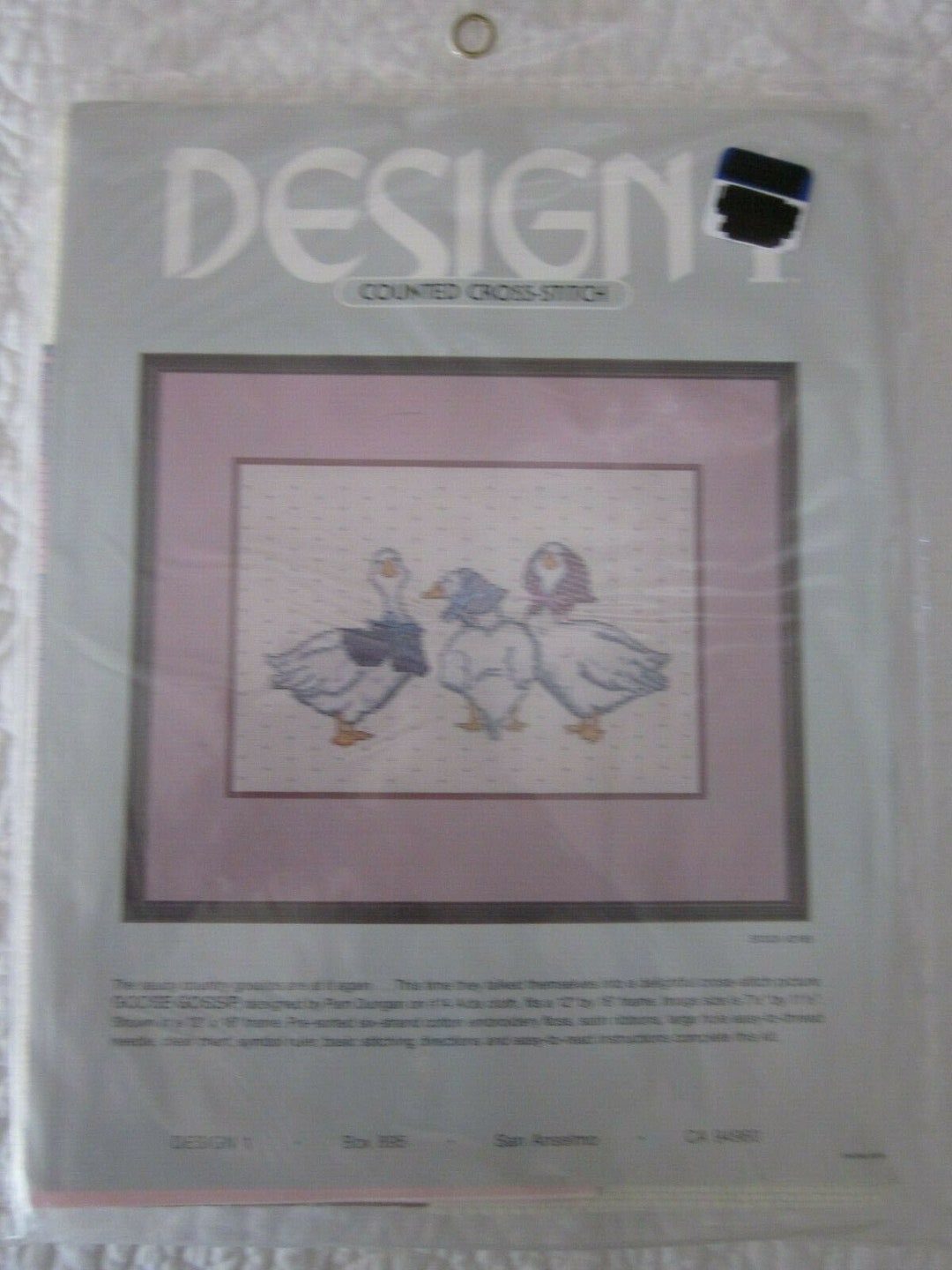 Design Counted Cross-stitch Goose Gossip - Etsy