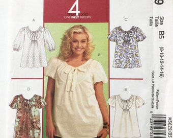 Peasant Blouse Pattern - Etsy