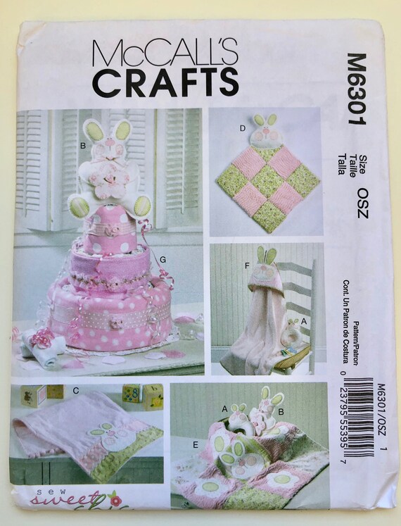 Mccalls Craft's M6301 Sewing Pattern Bunny Rabbit - Etsy