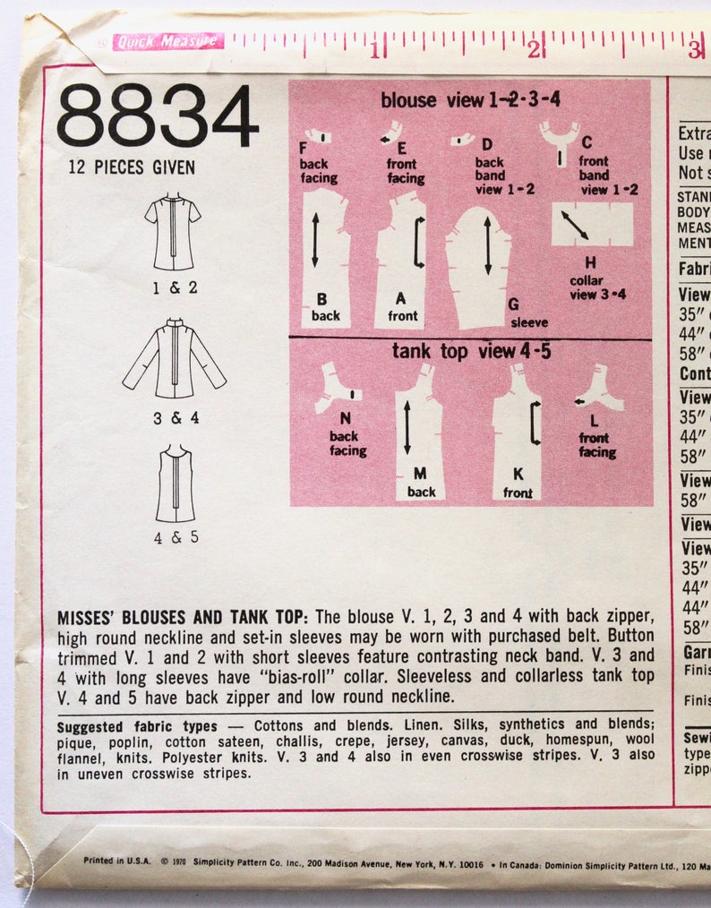 Vintage 1960s/1970s Women's Long and Short Sleeved Shirt/tank Top ...