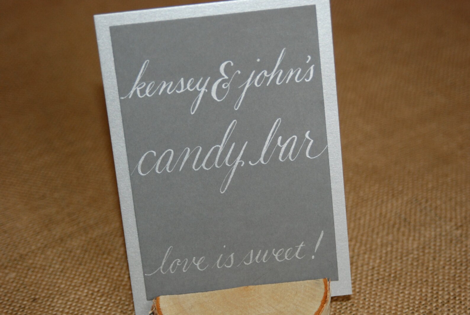 Custom Hand Calligraphy Wedding Signs Card Stock Colors of - Etsy