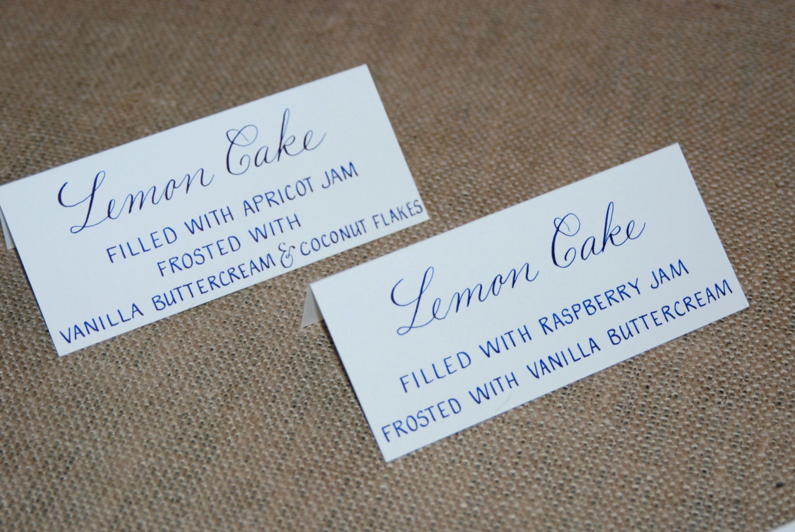 Buffet Cards - Food Labels - Hand Calligraphy - Candy Buffet - Wedding ...