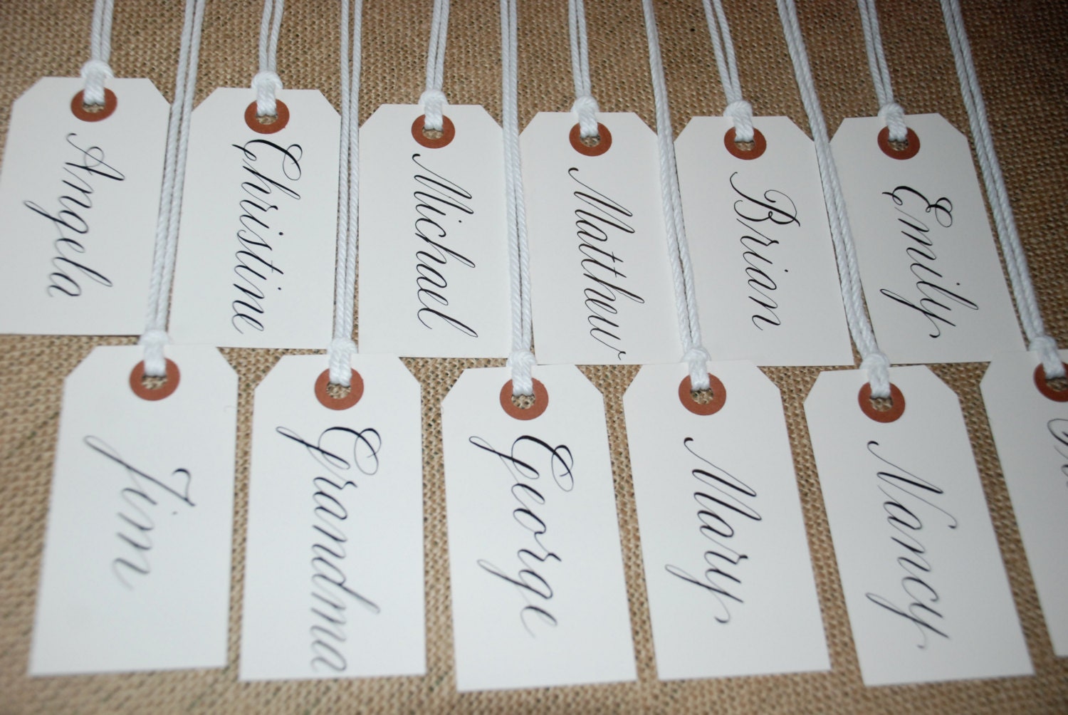 Wedding Table Setting / Personalized Hand Calligraphy Place | Etsy