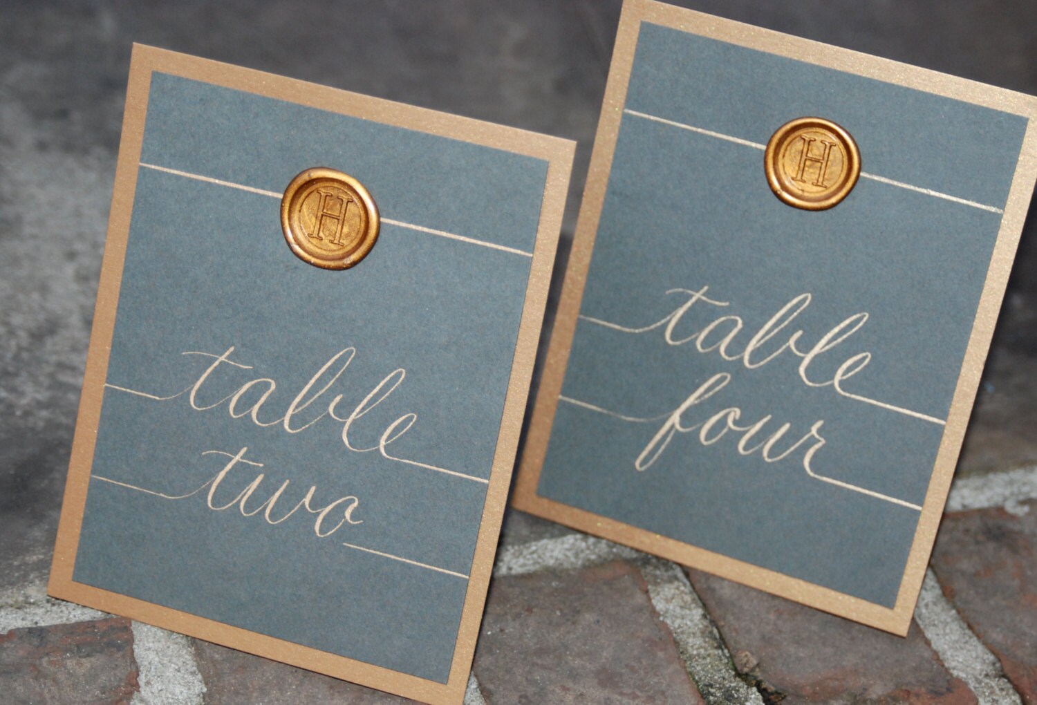 Table Numbers Wedding Calligraphy Hand Written | Etsy