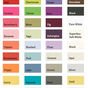 Custom Hand Calligraphy Wedding Signs - Card Stock Colors of Choice ...