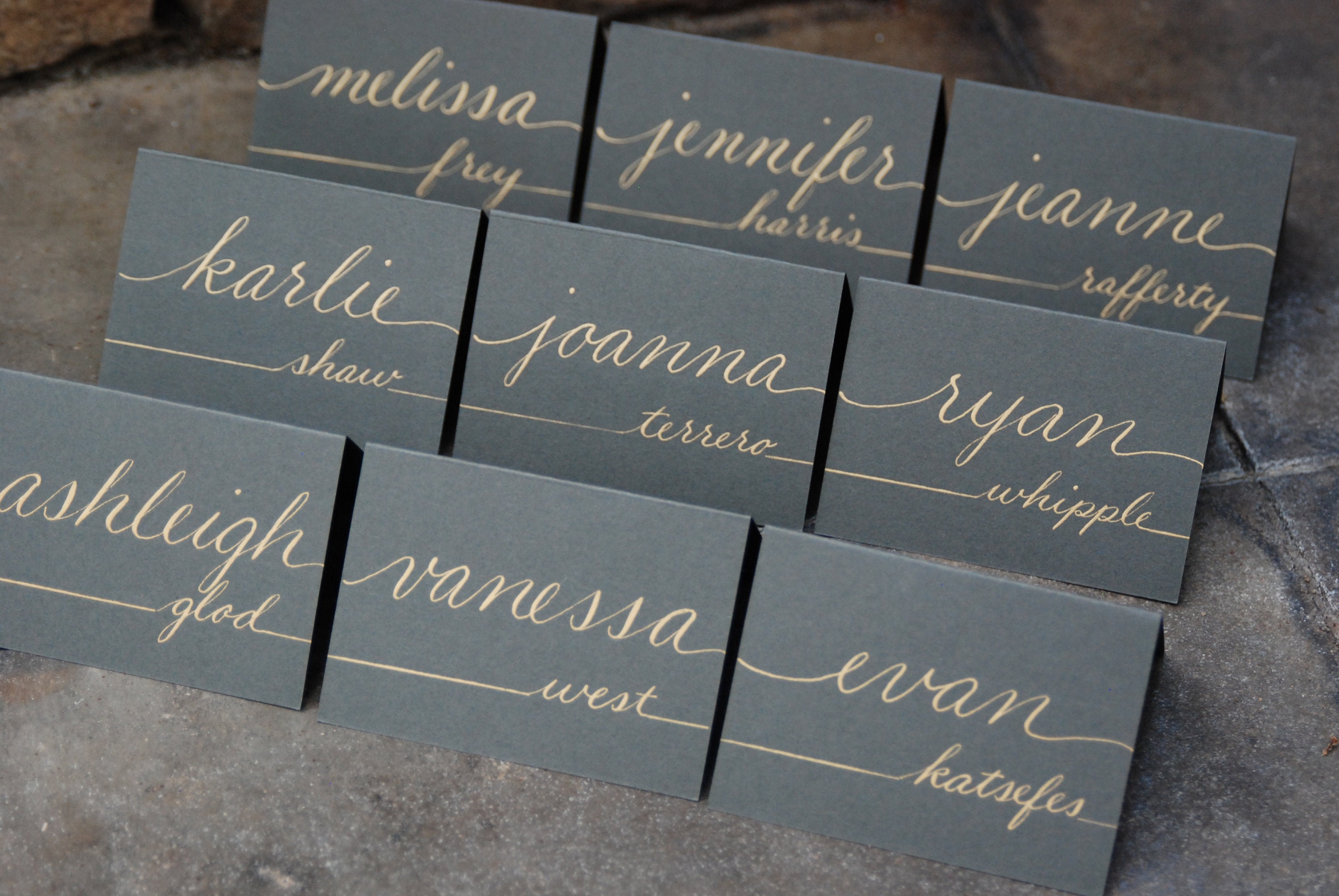 Custom Wedding & Event Name Card / Placecard / Calling Card | Etsy