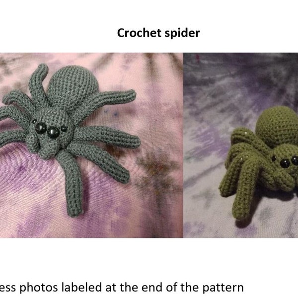Crochet Spider - Etsy
